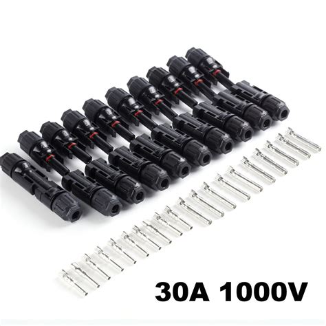 5 Pairs X Mc4 Connector Man Vrouw 30a 1000 V Mc4 Z Vicedeal