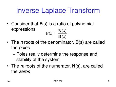 Ppt Inverse Laplace Transformations Powerpoint Presentation Free