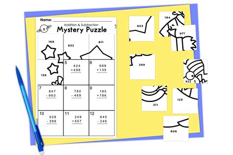 Math Mystery Puzzles Fun Engagement Activities