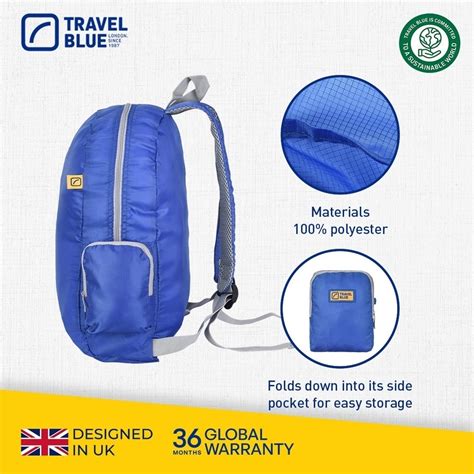 Travel Blue Tb068 Foldable Large Backpack 11 Litre 1s Travel