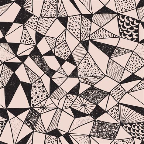 Seamless Funky Pattern Stock Vector Illustration Of Tracery