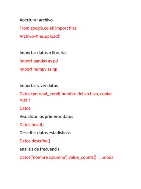 Codigos Python Para Tablas Pdf