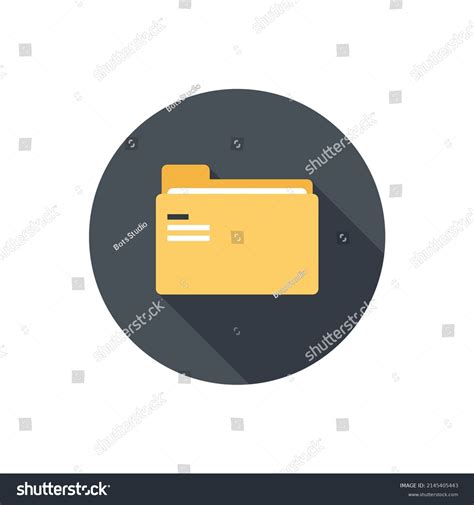 Digital Folder Icon Design Vector Stock Vector Royalty Free 2145405443 Shutterstock