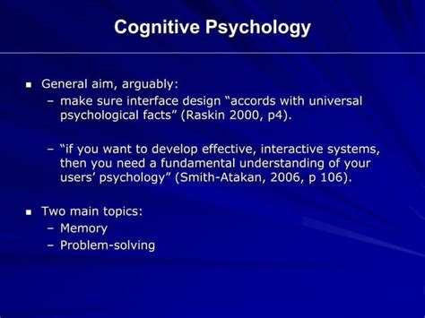 Introduction And Human Information Processing Lecture Ppt