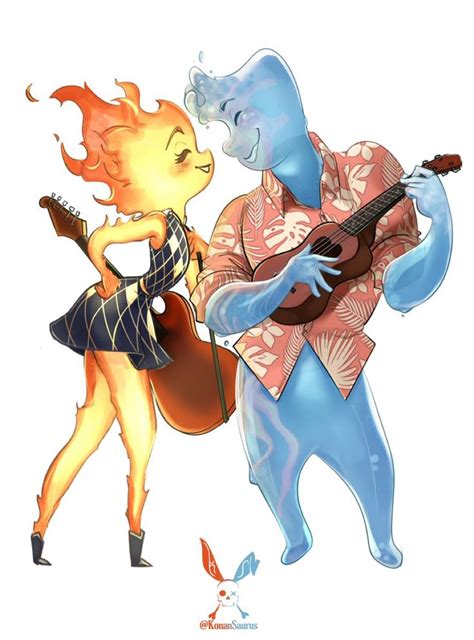 Pin By Dandjdexter On Elemental Animated Movies Characters Couples
