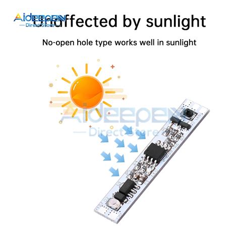 Short Distance Scan Sensor Sweep Hand Sensor Switch Module 60w 5a