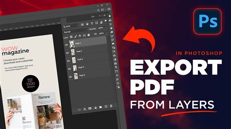Save PDF From Layers In Photoshop Export PDF From Layers In Photoshop