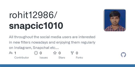 Github Rohit12986snapcic1010 All Throughout The Social Media Users