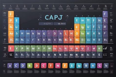 Interactive Periodic Table On A Touchscreen Display Vector Illustration