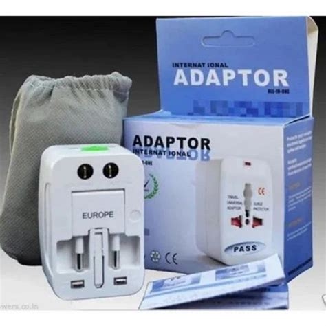 Abs Plastic 2 A International Travel Power Adapter At Rs 55 Piece In