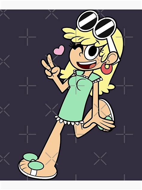 For Mens Womens Leni Loud Greeting The Loud House Art Print For Sale By LucyRenaud Redbubble