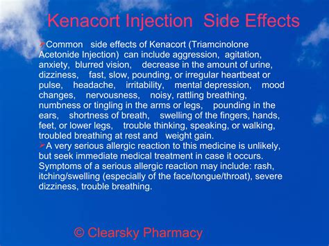 Kenacort Triamcinolone Acetonide Injection Odp