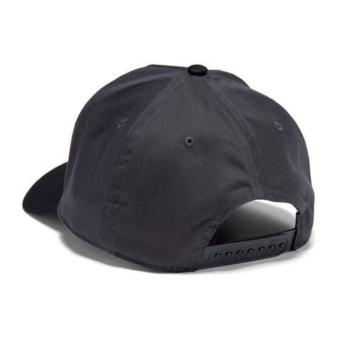 Avva Old E Arch Snapback Hat Black Charcoal Grey Ccs