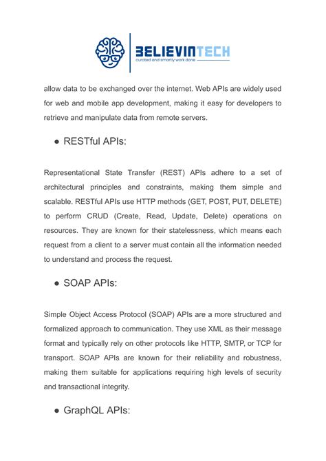 Demystifying Apis Exploring The Various Types Of Apis To Power Your Digital Worldpdf