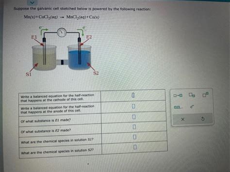 Solved Suppose The Galvanic Cell Sketched Below Is Powered Chegg Com