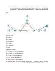 Subnet Practice Answer Docx The Network IP For This Network Is