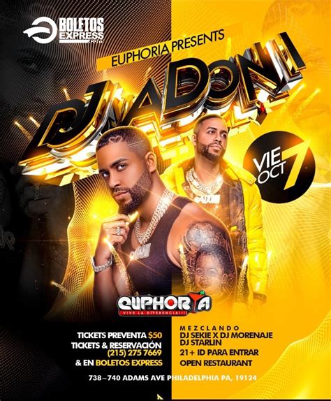 Dj Adoni Tickets Boletosexpress