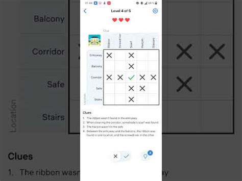 Logic Puzzles Chapter 1 Missing Necklace Level 4