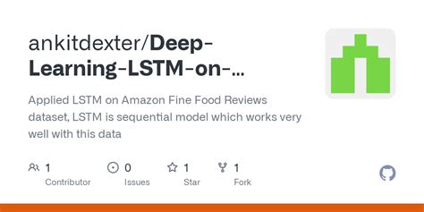 GitHub Ankitdexter Deep Learning LSTM On Amazon Fine Food Reviews Dataset Applied LSTM On