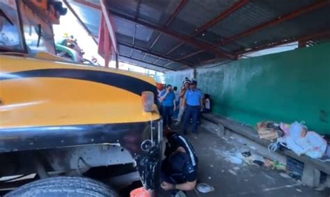 Culpan A Conductor Inexperto De Provocar Accidente En Terminal De Buses