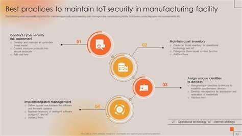 Boosting Manufacturing Efficiency With IoT Technology Powerpoint Presentation Slides PPT PowerPoint