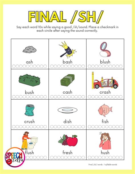 Fun Sh Words Speech Therapy Activities In Canva Speechzella