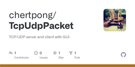 GitHub Chertpong TcpUdpPacket TCP UDP Server And Client With GUI