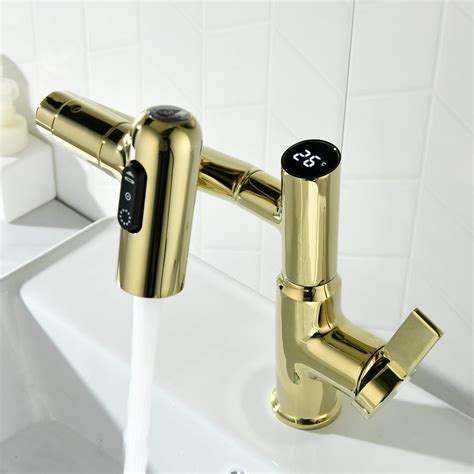 2023 Latest Smart Modern Bathroom Faucet With Temperature Display