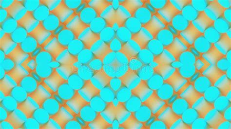 Kaleidoscopic Pattern Of Moving Waves Geometric Shapes 3d Render Loop Animation Stock Footage