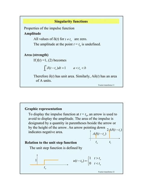 Fourier Transform Ppt And Material For Mathematics Subject Pdf