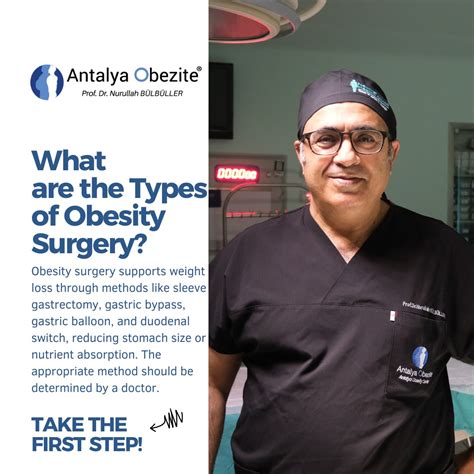 Antalya 💡 What Are The Types Of Obesity Surgery Obesity Surgery Offers Various Effective