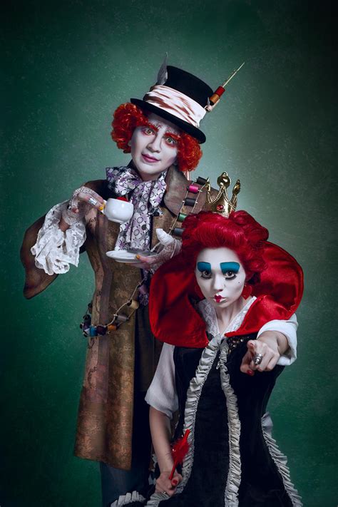 Red Queen And Mad Hatter By Liviumphotography On Deviantart