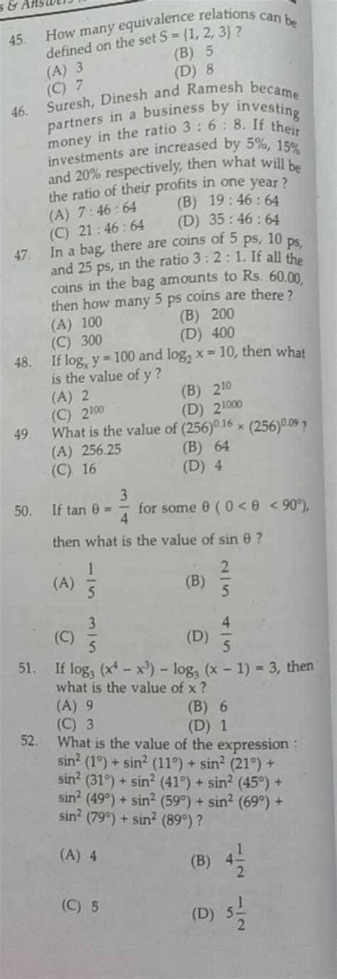 How Many Equivalence Relations Can Be Defined On The Set S { 1 2 3 }