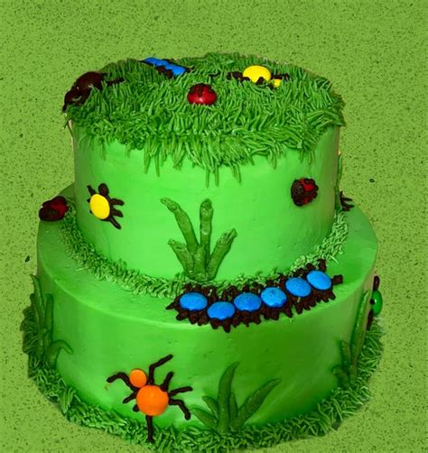 Bug Themed Birthday Cake