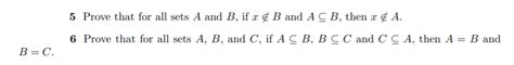 solved 5 prove that for all sets a and b if xandb and acb