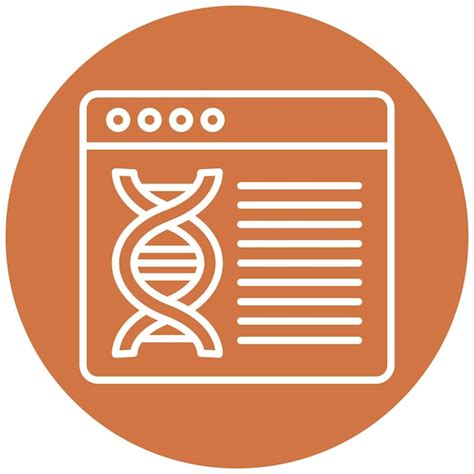Premium Vector Vector Design Bioinformatics Icon Style