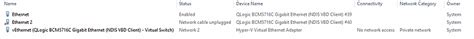How Should I Set Up My Network Adapters With A Hyper V Vethernet Virtual Switch Software