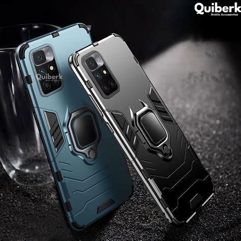 Quiberk For Xiaomi Redmi Redmi Redmi Prime Case Shockproof Armor Metal Ring