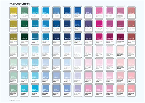 Pantone Color Chart Pms Color Chart For Screen Printing Accuracy