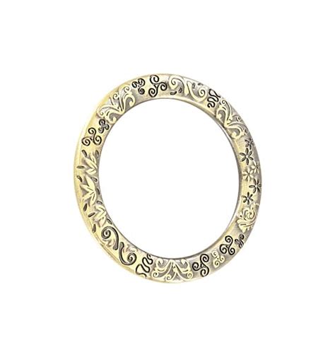 1 12 Antique Brass Cast Flat Round Ring Zinc Alloy P 2761 Antb Weaver Leather Supply