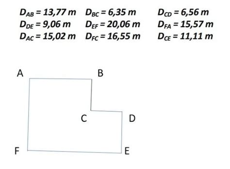 Solved We Were Hired To Determine The Area Of A Plot The Chegg Com