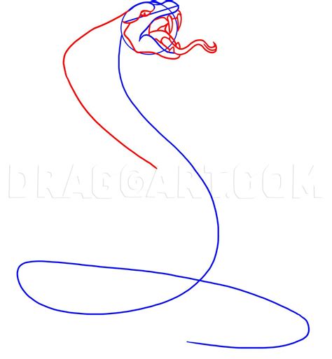 How To Draw A Snake King Cobra Step By Step Drawing Guide By Dawn Artofit