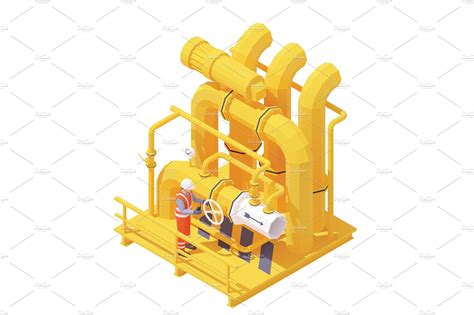 Vector Gas Or Oil Pipeline Design