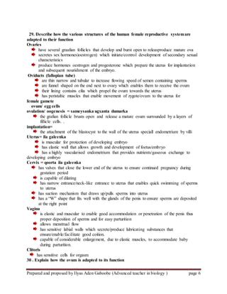 Questions And Answers Bio PDF