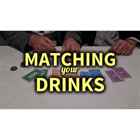 Matching Your Drinks By Paul Gordon