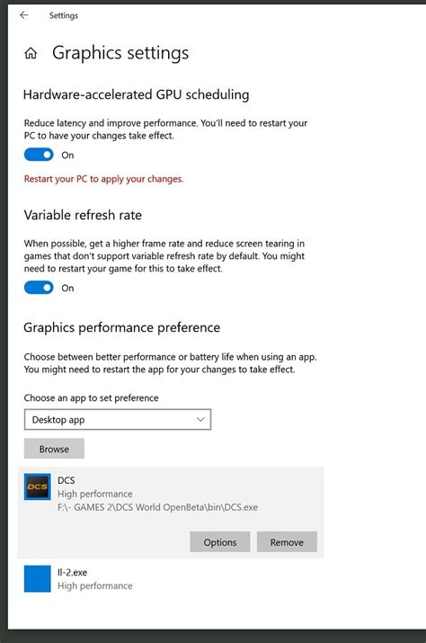 Hardware Settings Hardware Settings