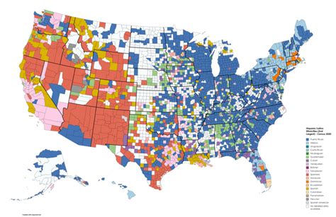 Usa 2020 Census Demographic Maps Write In Race And Ethnicity Values