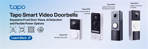 Tapo Doorbell Overview D130 D210 D230s1 D225 Td25 Tp Link Community