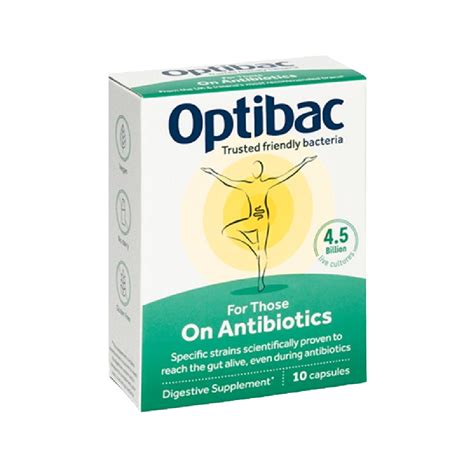 Optibac For Those On Antibiotics 10 Capsules