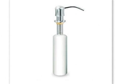 Round Soap Dispenser Chrome Finish Reservoir Holds 500ml Sunico